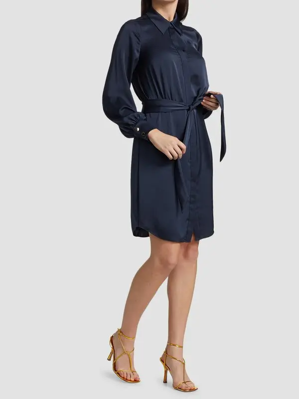 Ramy Brook Ayla Tie-front Shirtdress