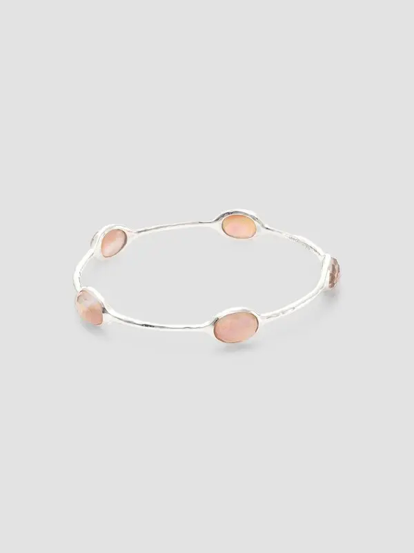 Ippolita 925 Rock Candy In Brown Shell Doublet Bangle