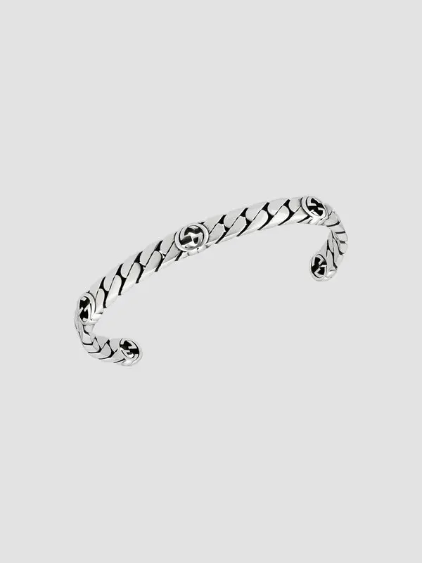 Gucci Sterling Interlocking G Bracelet