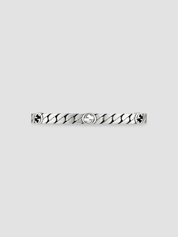 Gucci Sterling Interlocking G Bracelet