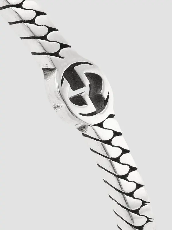 Gucci Sterling Interlocking G Bracelet