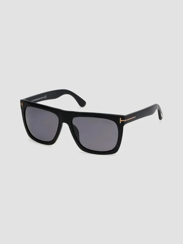 TOM FORD Morgan 57mm Square Sunglasses - Black