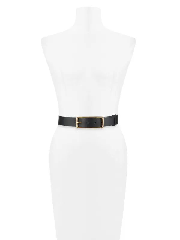 Rag & Bone Rebound Leather Belt - Black