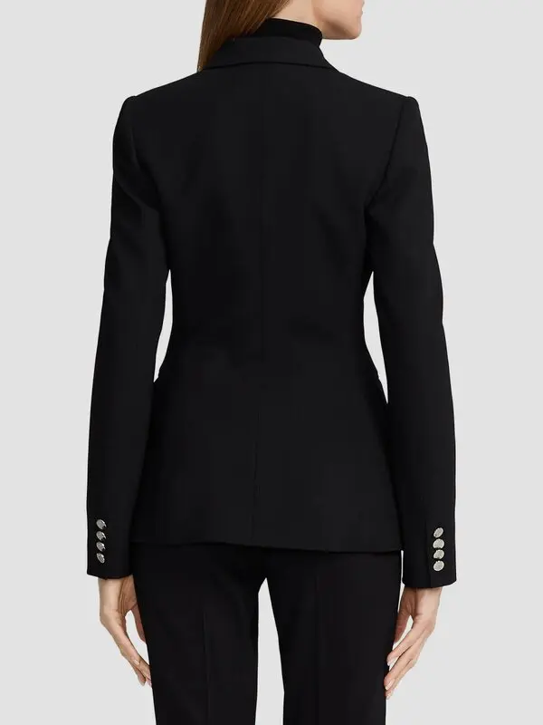 Ralph Lauren Iconic Style Camden Double-breasted Blazer - Black