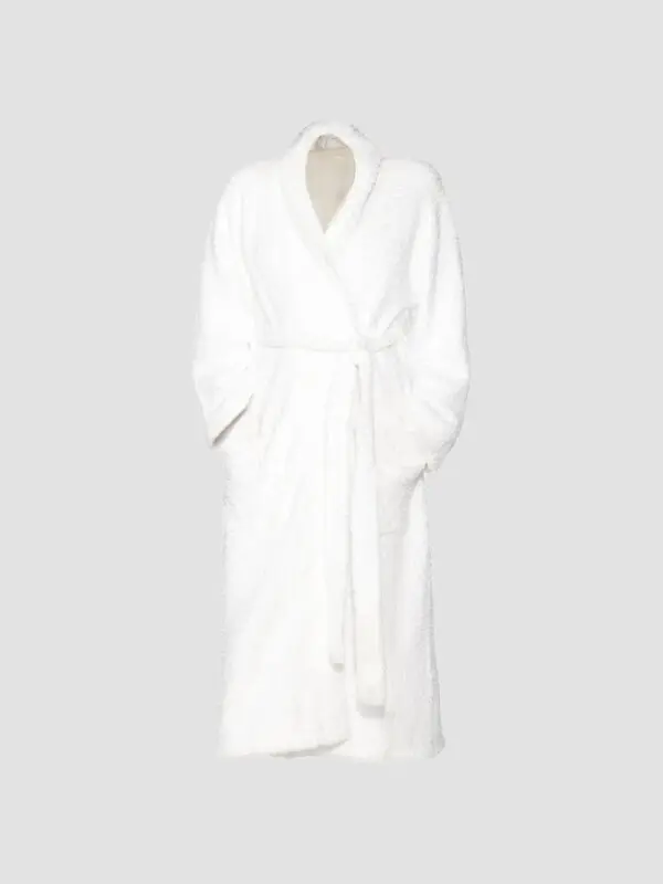 Barefoot Dreams The Cozychic Adult Robe - White