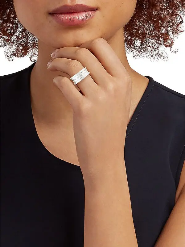 BVLGARI B. Zero1 18k 3-band Ring