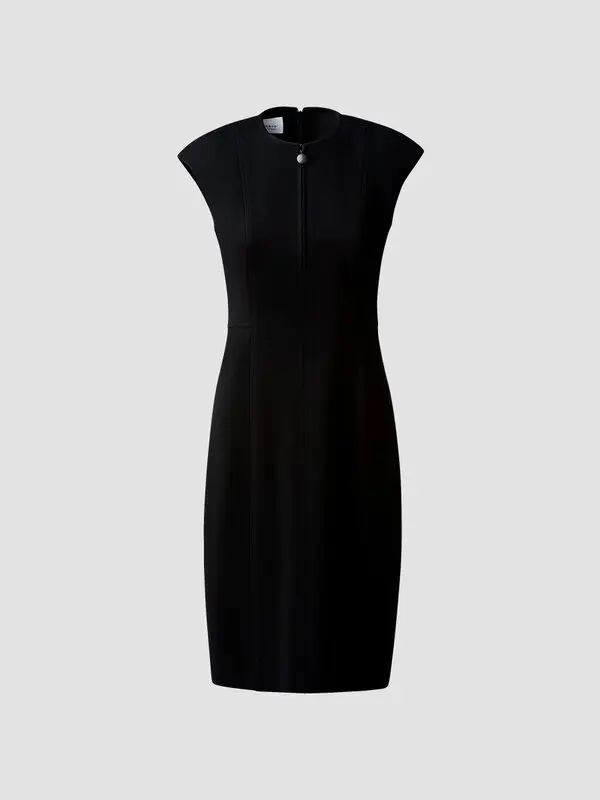Akris Essentials Jersey Cap-sleeve Sheath