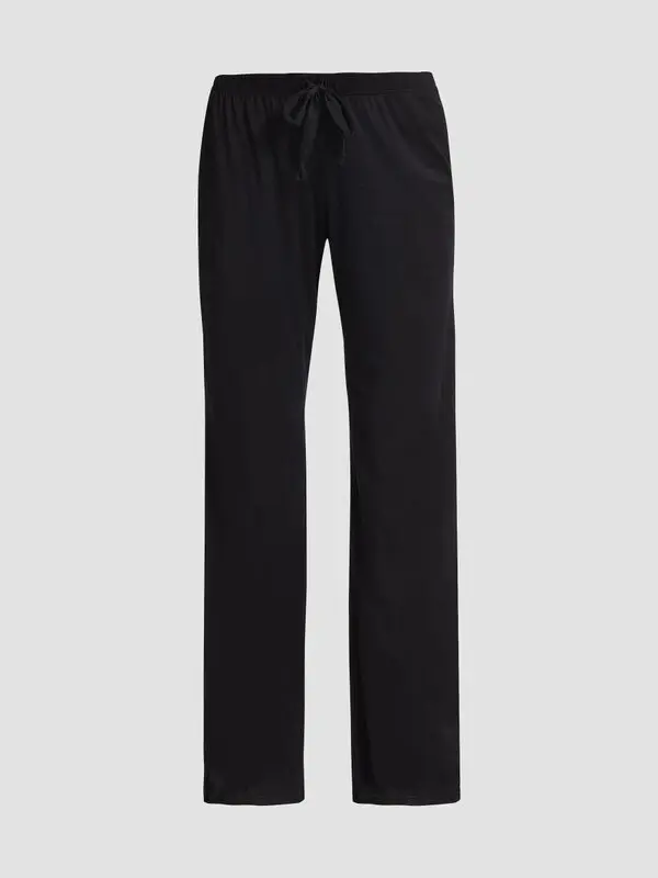 Hanro Cotton Deluxe Lounge Pants - Black