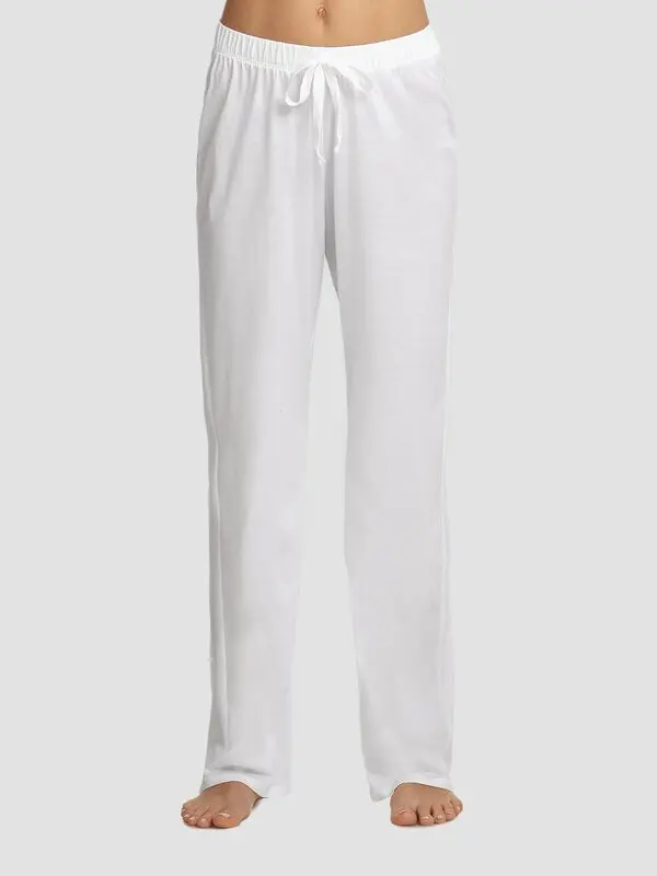 Hanro Cotton Deluxe Lounge Pants - White