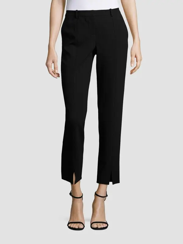 St. John Jennifer Pleated Straight-leg Pants