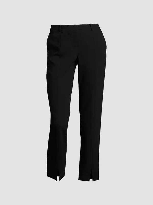 St. John Jennifer Pleated Straight-leg Pants