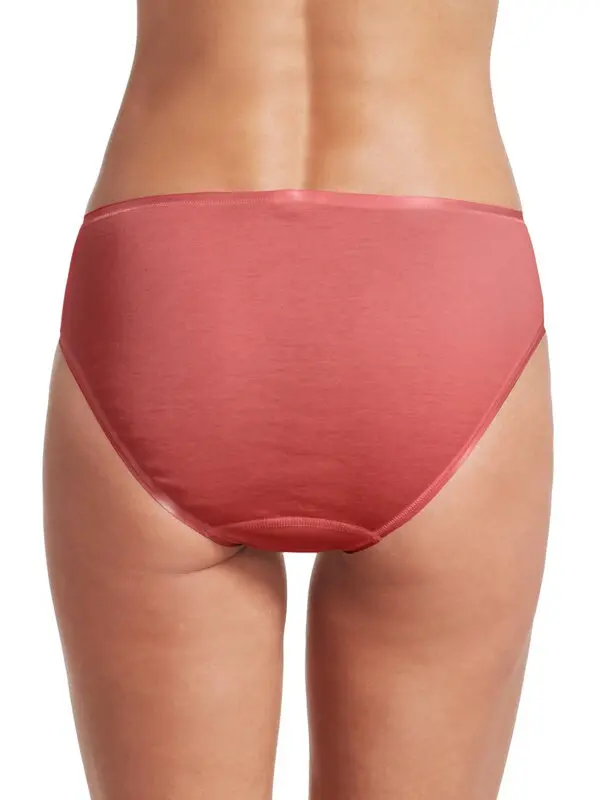 Hanro Cotton Seamless High-cut Full Brief - Skin