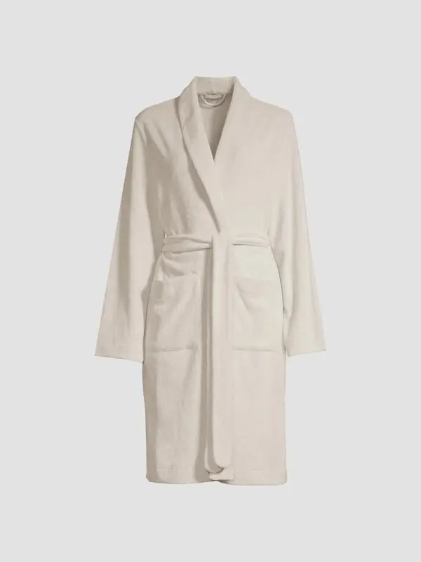 Hanro Plush Wrap Robe - Light Pink