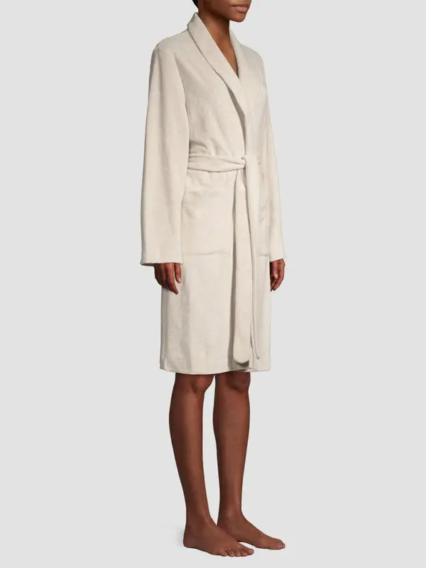 Hanro Plush Wrap Robe - Moonlight