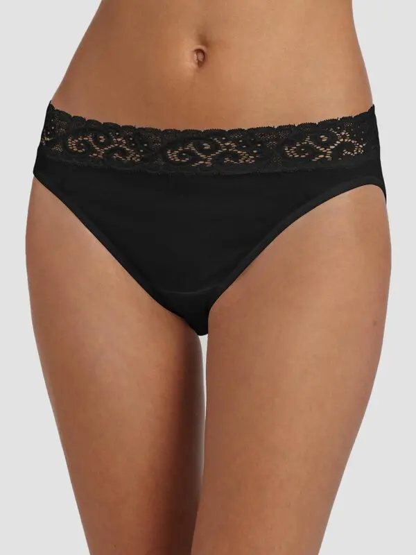 Hanro Mots Hi-cut Brief - Black