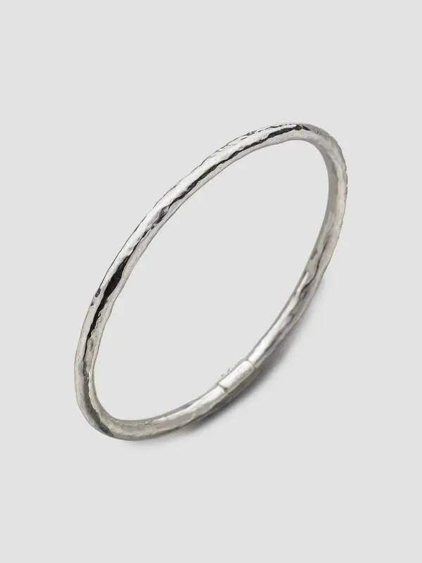 Ippolita Classico Thin Sterling Hammered Bangle Bracelet