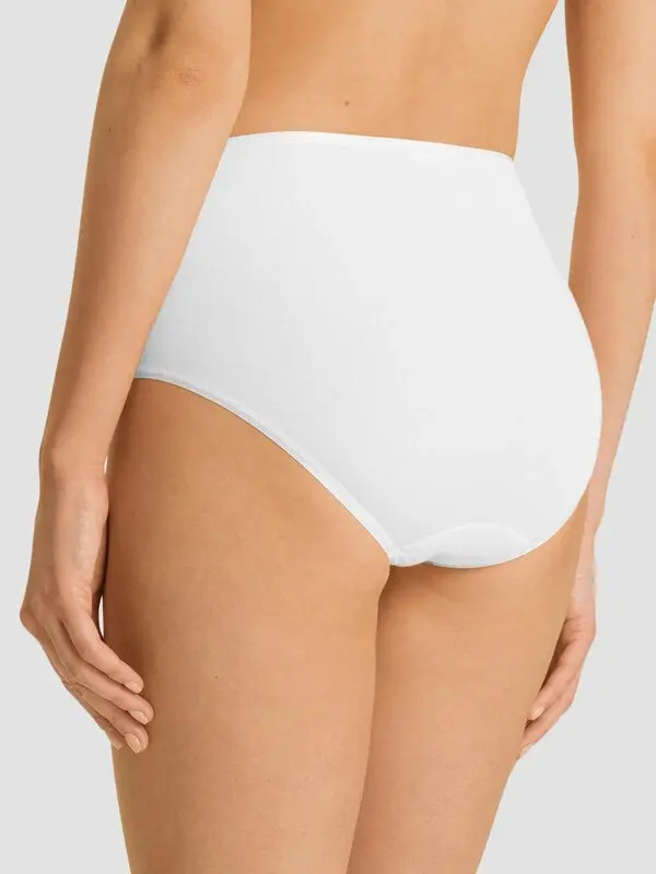 Hanro Cotton Seamless Full Brief - White