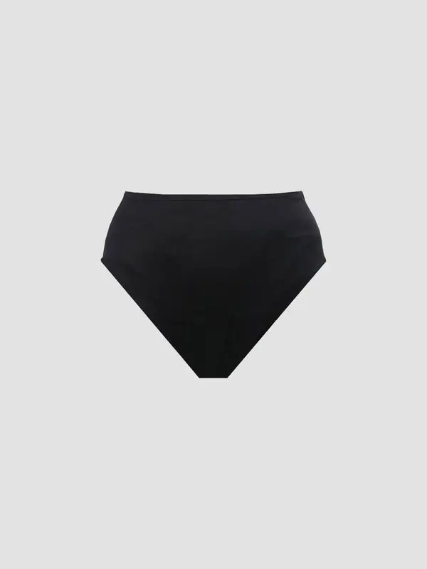 Miraclesuit Solid Basic High-waist Bikini Bottom - Black