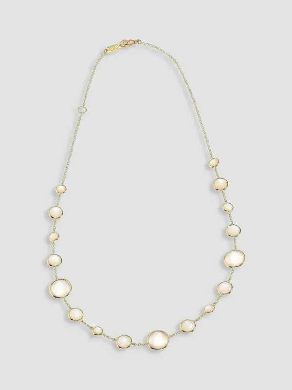 Ippolita Rock Candy Lollipop Clear Quartz & 18k Yellow Short Necklace - Gold