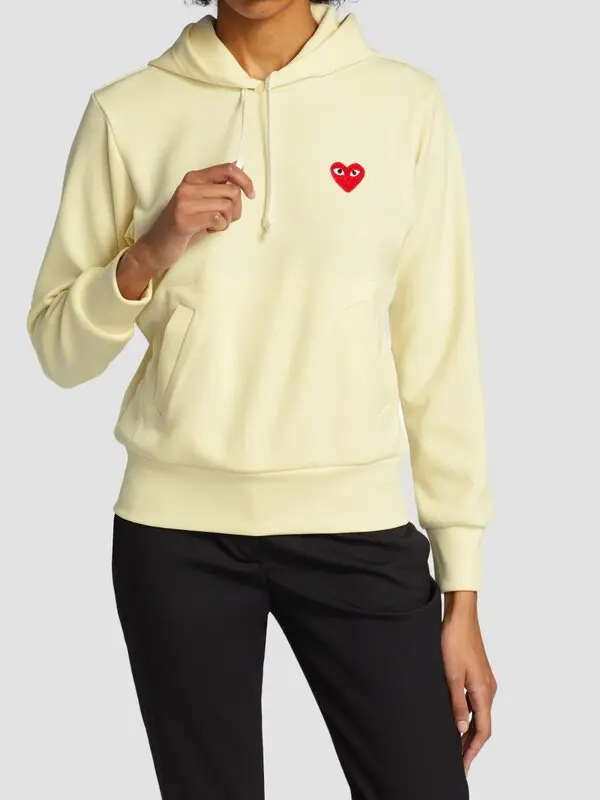 Play Comme Des Garcon Play Hooded Sweatshirt