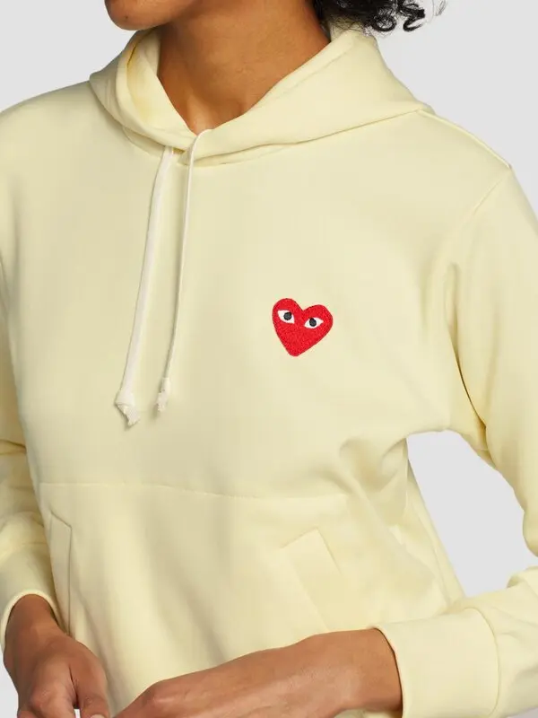 Play Comme Des Garcon Play Hooded Sweatshirt