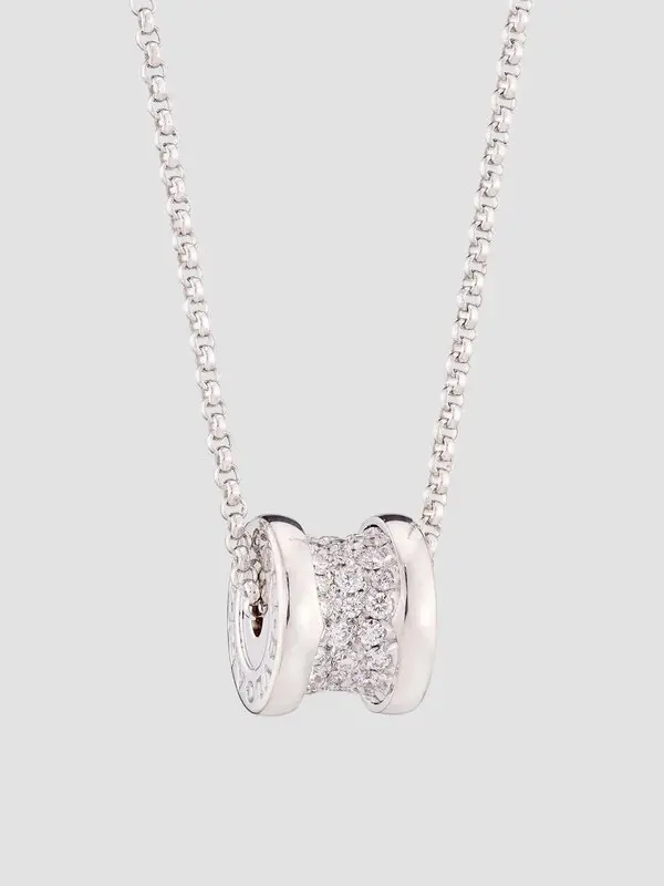 BVLGARI B. Zero1 18k & Pavé Diamond Necklace