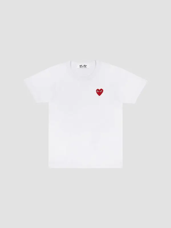 Play Comme Des Garcon Classic Heart T-shirt - White