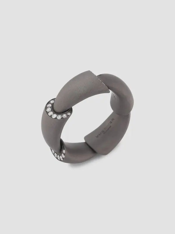 Vhernier Calla & Diamond Ring - Rose Gold