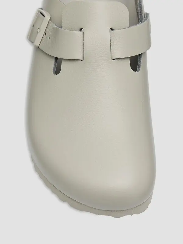 BIRKENSTOCK Arizona Chunky Leather Platform Sandals - Grey