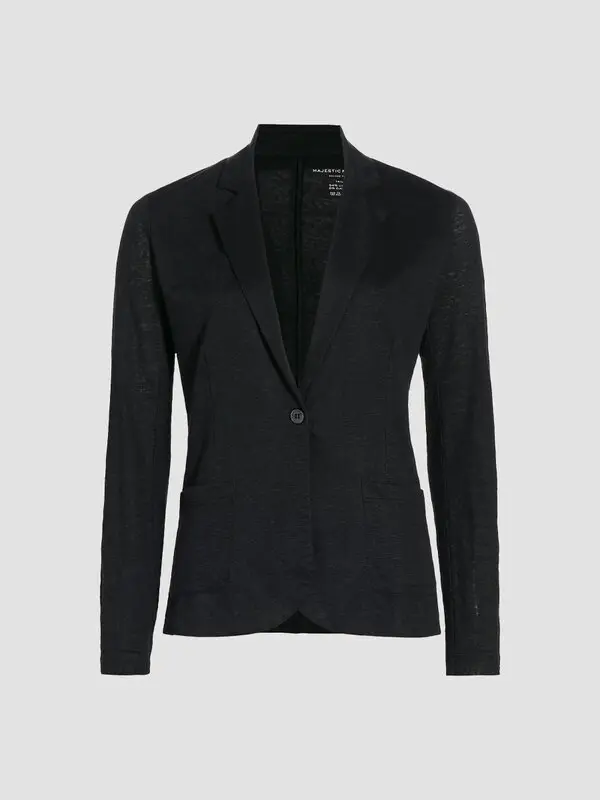 Majestic Filatures Stretch Linen Blazer