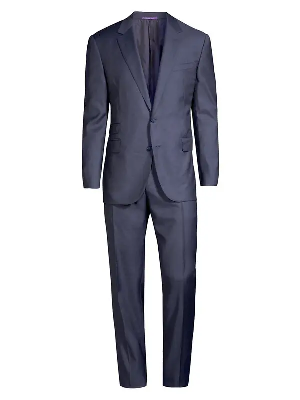 Ralph Lauren Purple Label Gregory Wool Sharkskin Suit