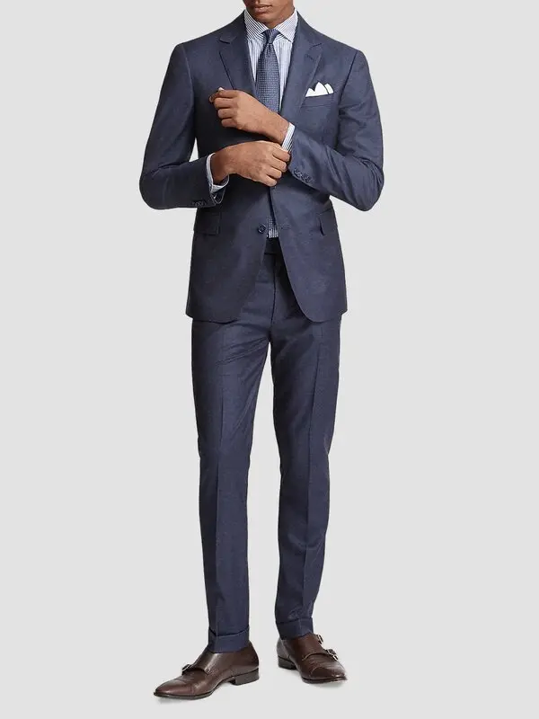 Ralph Lauren Purple Label Gregory Wool Sharkskin Suit