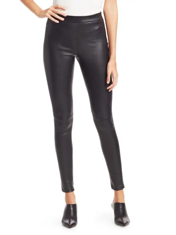 Theory Adbelle Leather Leggings