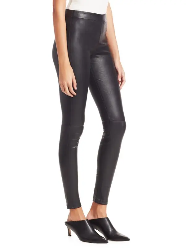 Theory Adbelle Leather Leggings