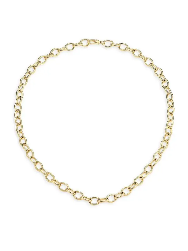Roberto Coin 18k Yellow Chain Link Necklace, 18