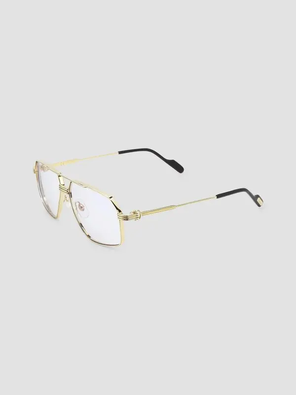 Cartier 58mm Rectangular Sunglasses