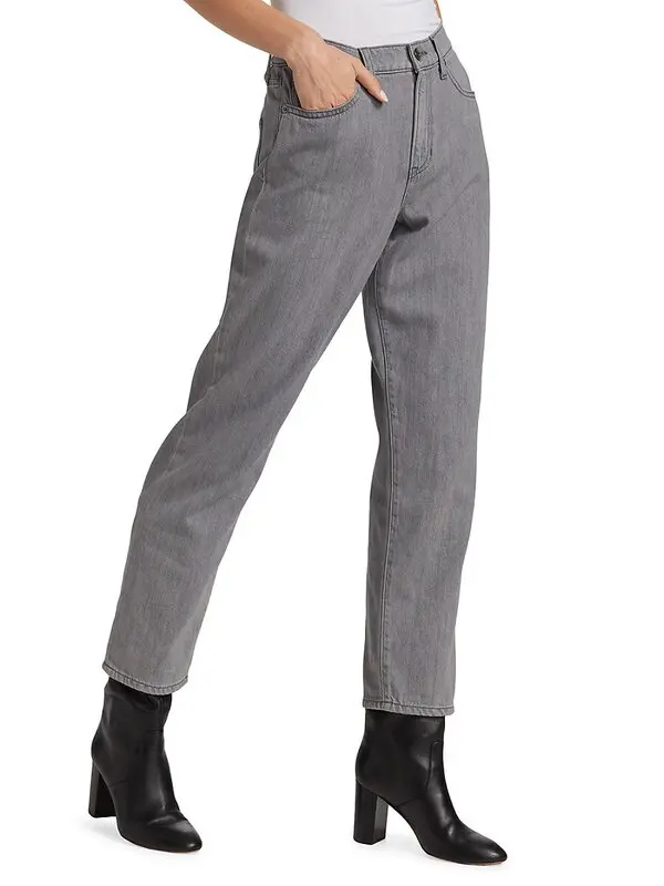 Veronica Beard Blake Classic Straight High-rise Jeans