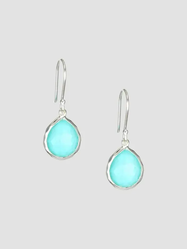Ippolita Rock Candy Turquoise Doublet & Sterling Mini Teardrop Earrings - Silver