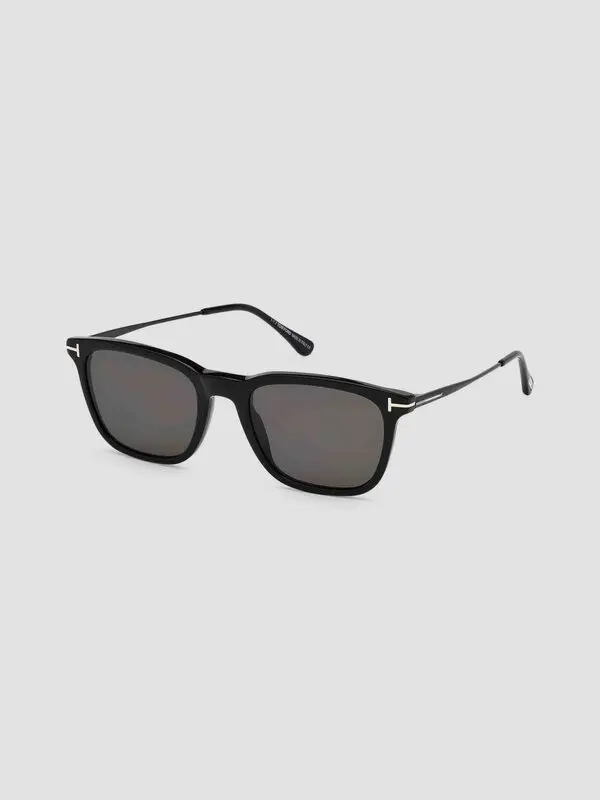 TOM FORD Arnaud-02 53mm Geometric Sunglasses - Black
