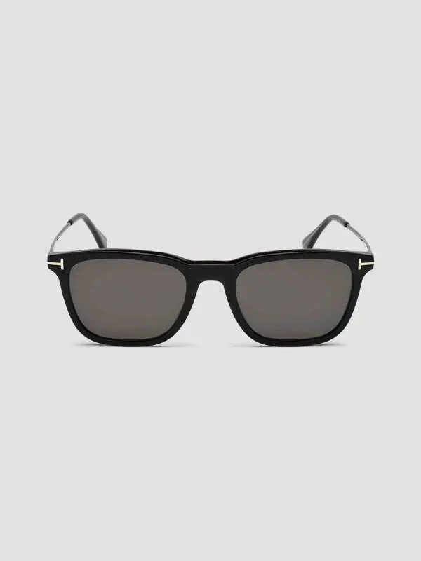 TOM FORD Arnaud-02 53mm Geometric Sunglasses - Black