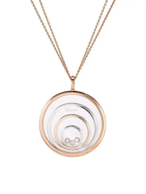 Chopard Happy Spirit Two-tone 18k & Diamond Pendant Necklace