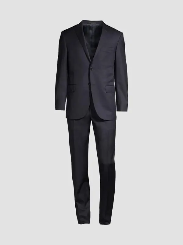 Corneliani Academy Wool Suit - Navy