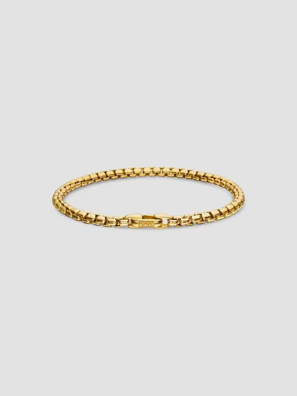 David Yurman Dy Bel Aire Chain Bracelet In 18k Yellow