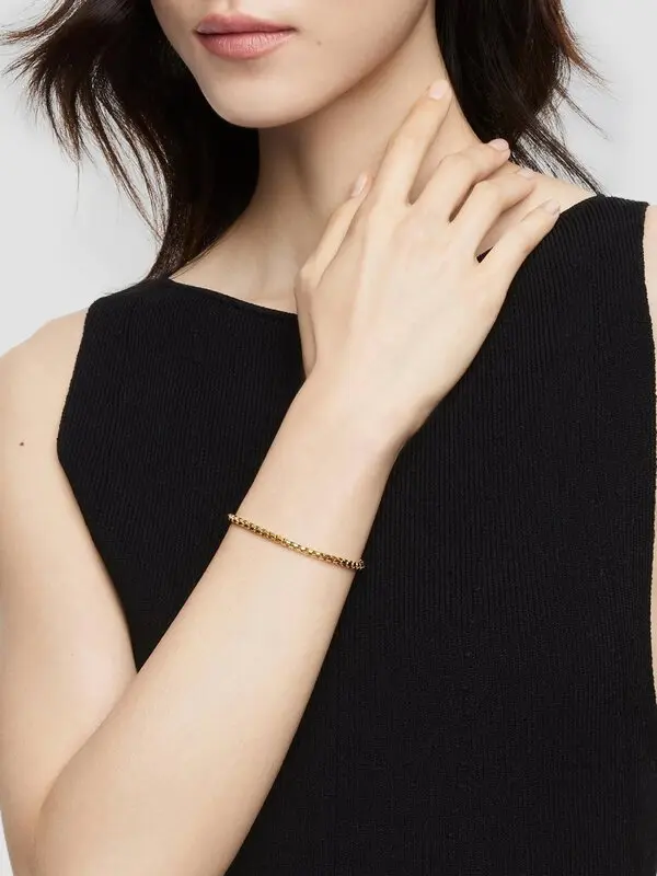 David Yurman Dy Bel Aire Chain Bracelet In 18k Yellow
