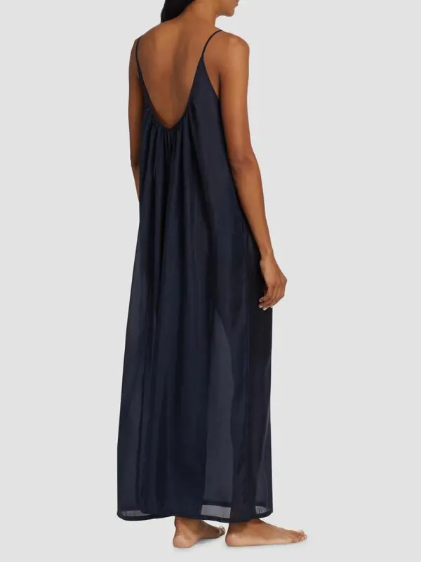 Pour Les Femmes Silk Charmeuse Jumpsuit