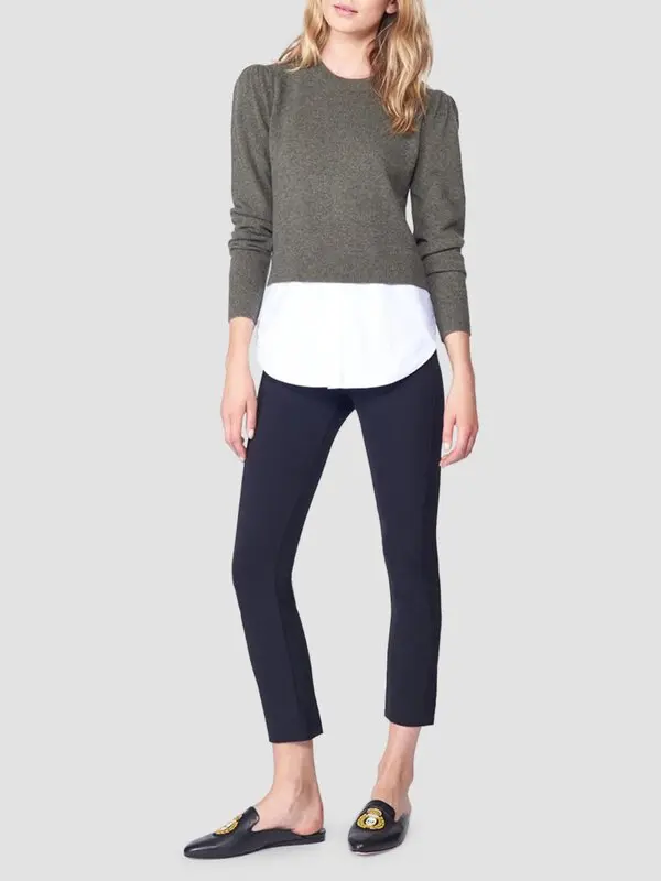 Veronica Beard Core Zip-back Scuba Pants