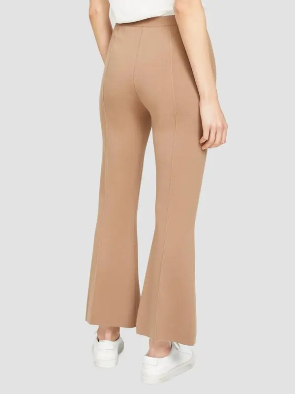 Theory Wool Knit Flared Leg Pants