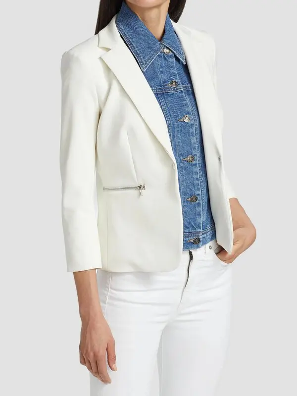 Veronica Beard Slate Denim Dickey
