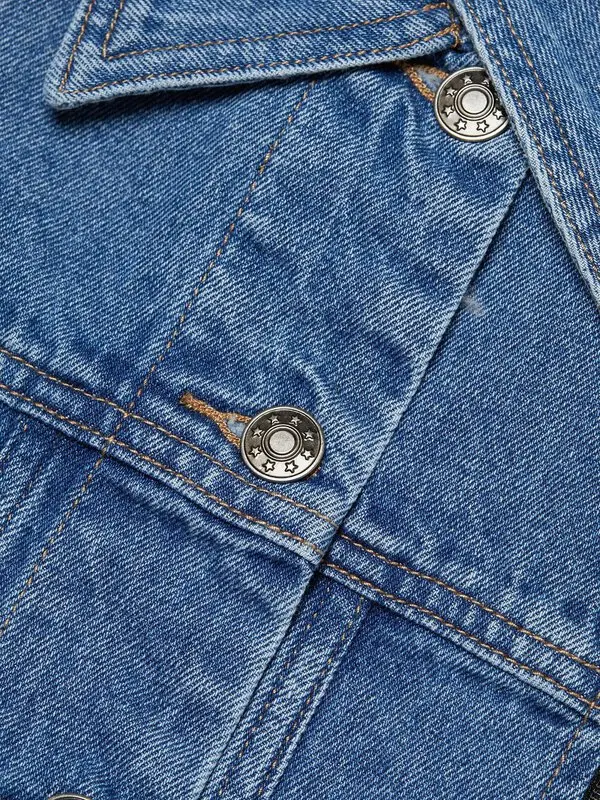 Veronica Beard Slate Denim Dickey