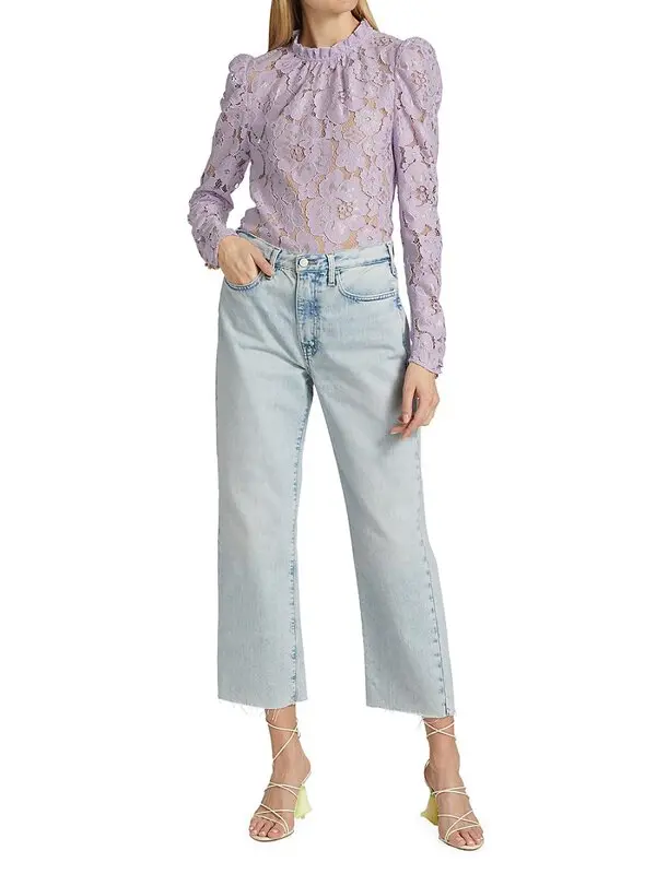 WAYF Emma Lace Blouse